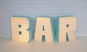 Light up Letters and Prop Hire For Your Wedding and Event | Vowed & Amazed